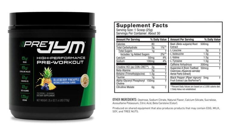 Pre JYM High Performance Pre Workout Review: 5 Key Benefits, 12 Flavors ...