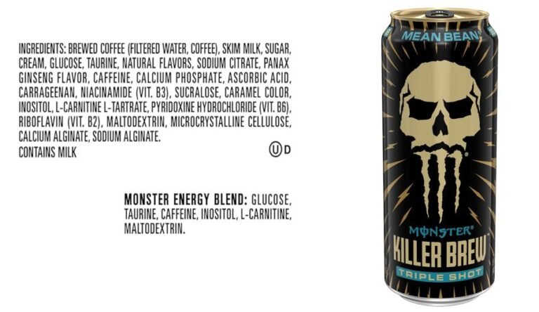 Monster Killer Brew Triple Shot Review: Ingredients, Caffeine content ...